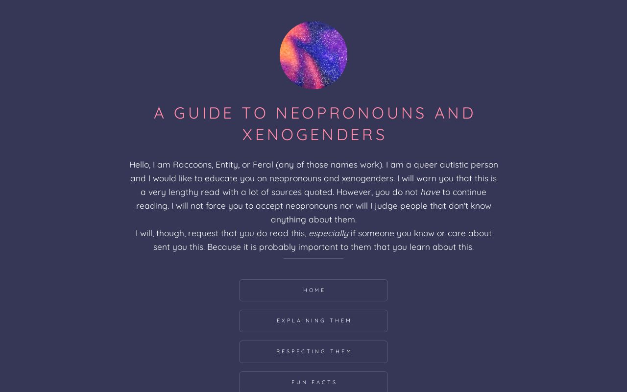 Neopronouns and Xenogenders: History and Guide